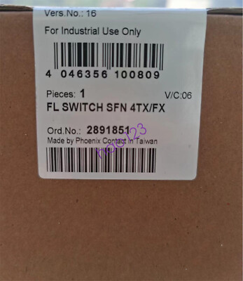 1 PCS Phoenix Ethernet Switch FL SWITCH SFN4TX/FX 2891851 Brand New DHL ...