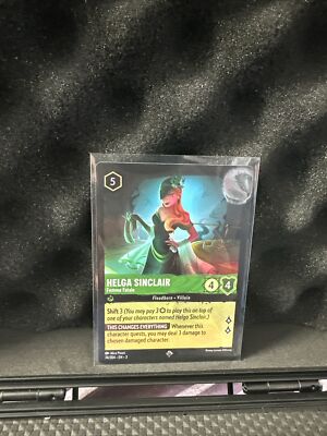 x1 Helga Sinclair - Femme Fatale - 74/204 - Super Rare Lorcana Into the ...