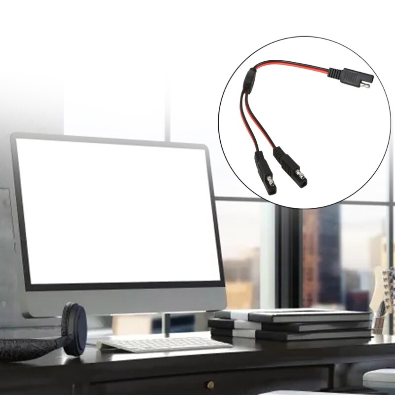 SAE Connectors SAE Power Automotive Adapters Cable Y Splitter 1 to 2 ...