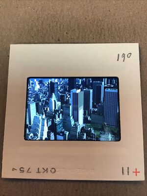 35mm SLIDE - 1975 NEW YORK Skyline City View Building MM3.#1.190 | eBay.de