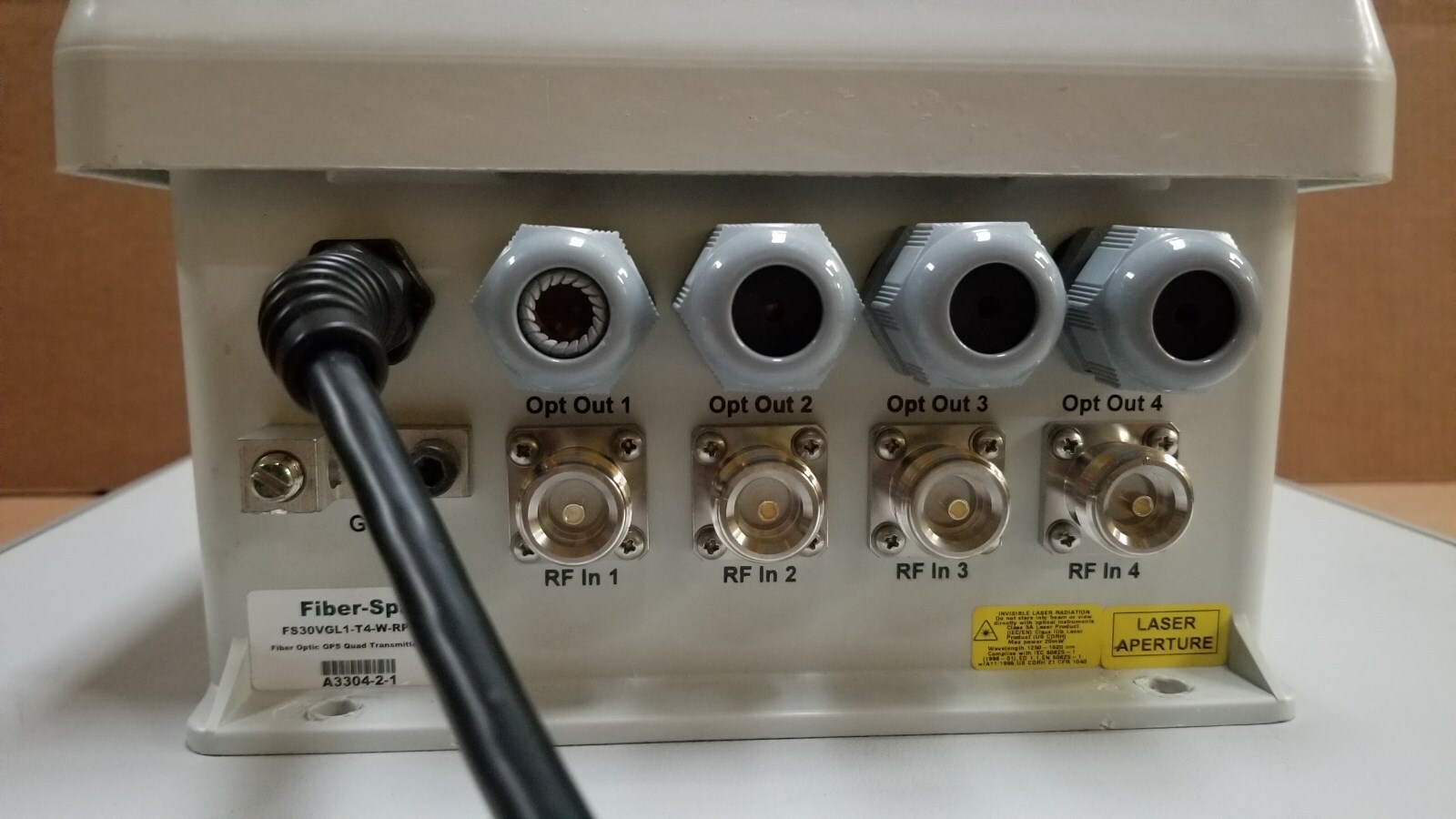 Fiber-Span GPS over Fiber System Includes Transmitter and Receiver READ ...