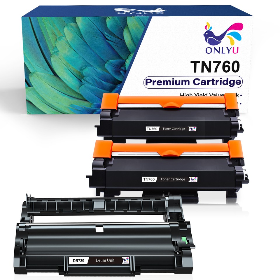 TN760 Toner Cartridge DR730 Drum for Brother MFC-L2710DW HL-L2350DW ...