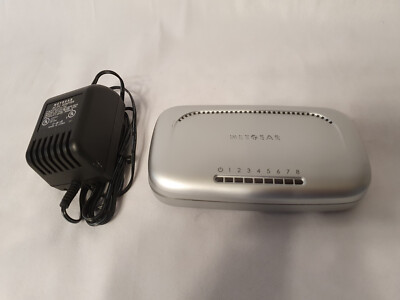 Netgear FS608 v2 8-Port Home 10/100Mbps Fast Ethernet Switch | eBay
