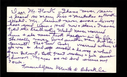 Minta Durfee Arbuckle D.1975 Actress Silent Films Signed Postcard ID ...