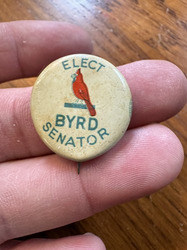 Harry Byrd Jr. Virginia (D) US Senate 1965-82 political pin button | eBay