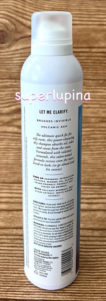 Salon Grafix SGX Clean Slate Dry Shampoo NEW 6.5 oz | eBay