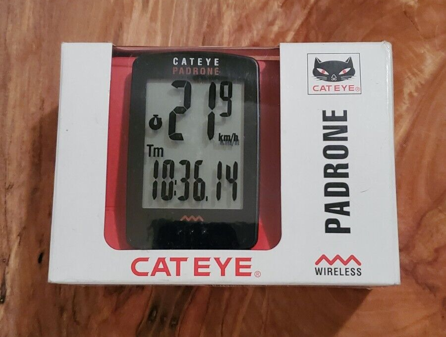 Cateye Padrone Large Display Wireless Bike Computer CC-PA100W Black ...