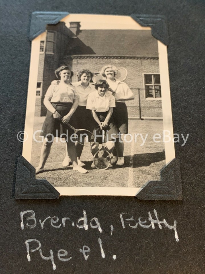 1948/50 BRENDA BETTY PYE & I HOCKERILL TEACHER TRAINING COLLEGE RP REAL ...