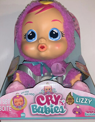 Cry Babies Lizzy The Peacock Interactive Baby Doll Cries Real Tears Age ...