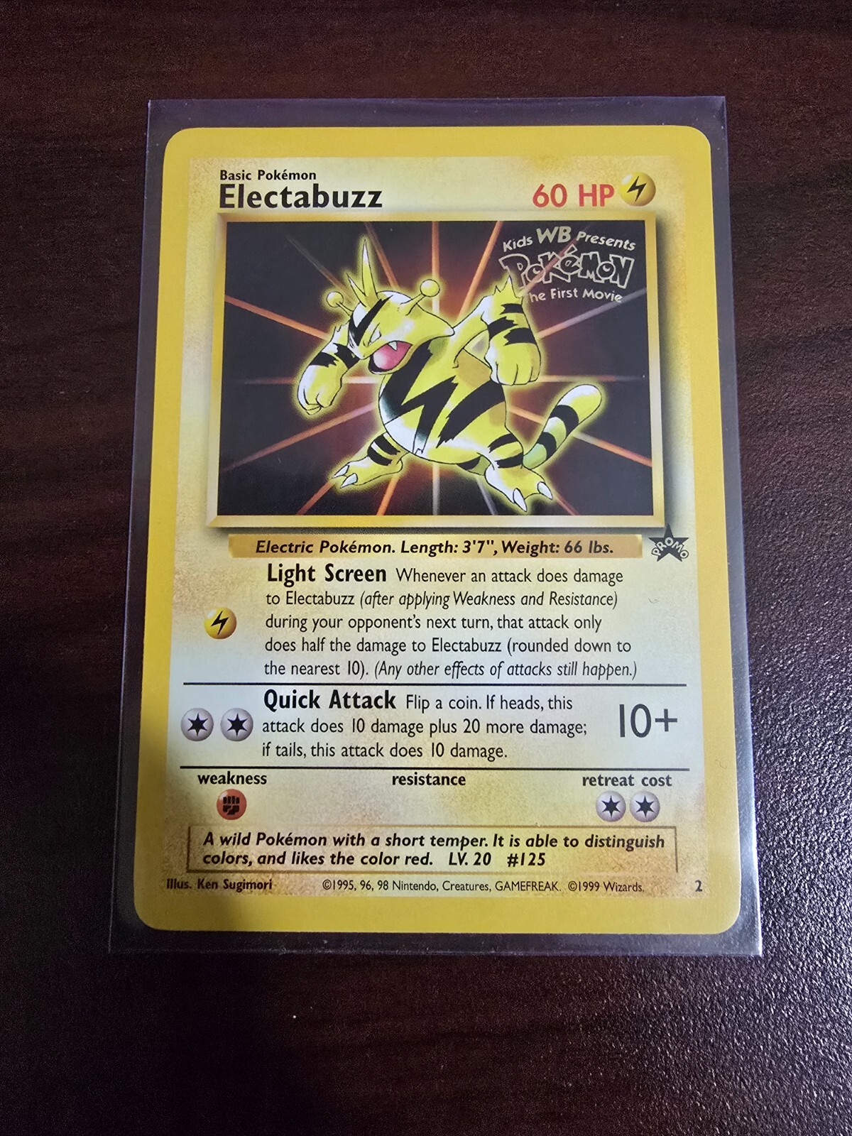 Pokemon Black Star Promo #2 Electabuzz Pokemon The First Movie 1999 | eBay