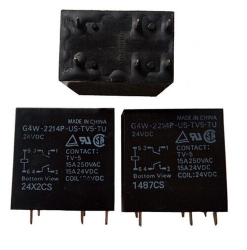 1PC G4W-2214P-US-TV5-TU 24VDC Power Relay 15A 250VAC 6Pins #E1* | eBay.de