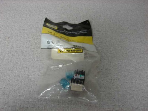 Hubbell CAT 5+T568B jack office white power sum HD58A625 DH58A6 | eBay