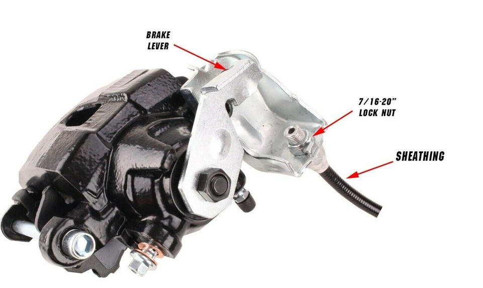 Performance Rear Disc Brake Conversion D/S, Red PC, for 1976-86 Jeep ...