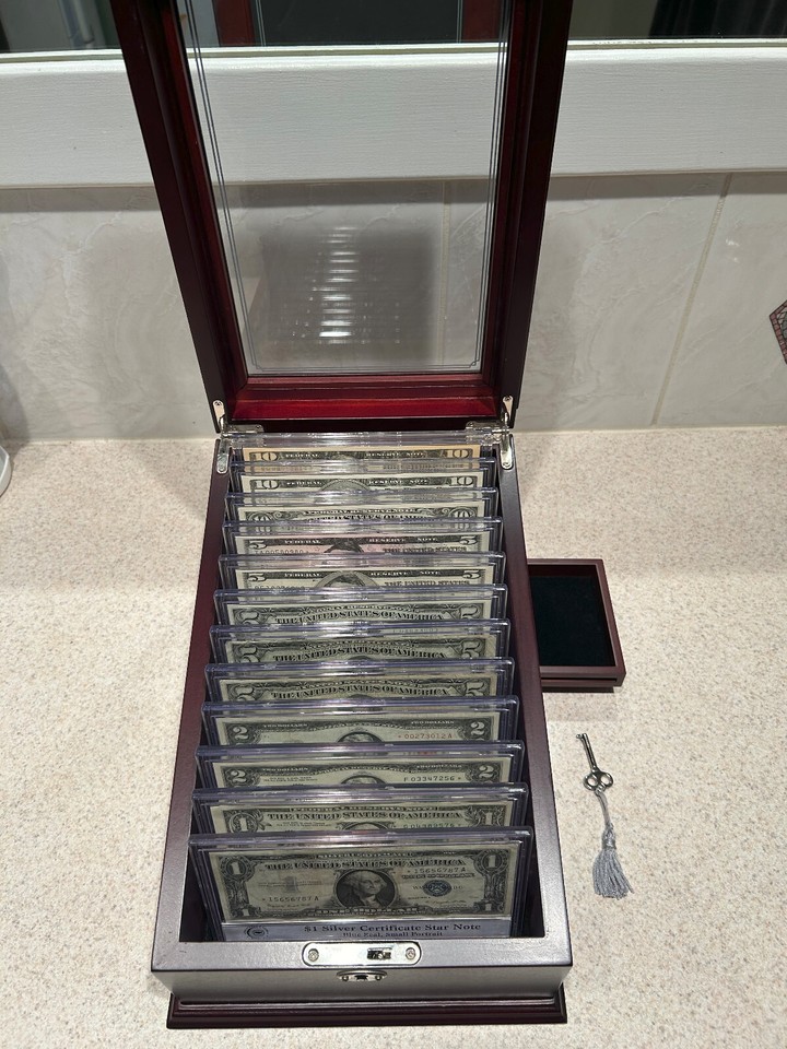 The U.S. Historic Star Note Collection with case - PCS Stamps and Coins ...