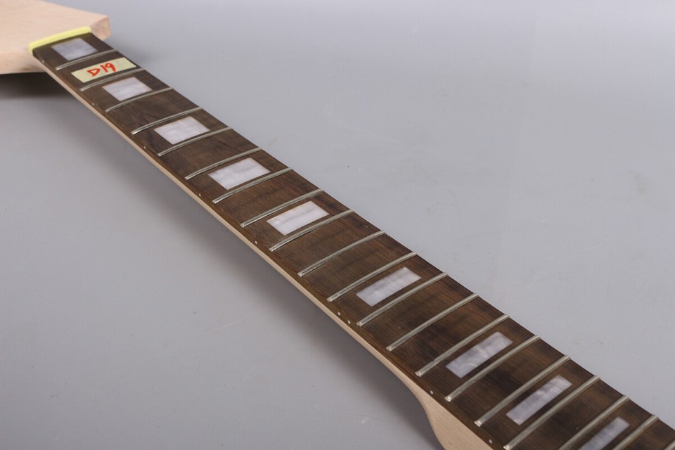 Baritone Guitar Neck 22Fret 30inch Maple Rosewood Fretboard Block Inlay ...