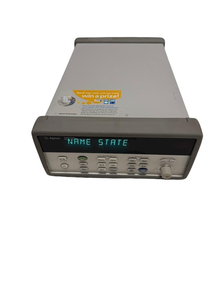 AGILENT 34970A DATA ACQUISITION DATA LOGGER SWITCH RS232 GPIB W 2x ...
