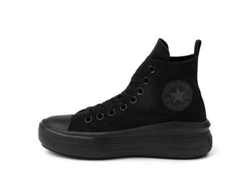 Converse Black Monochrome Move Platform High Tops Shoes Boys 3 | eBay
