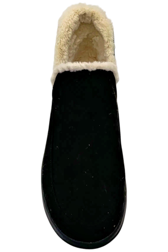 Vionic Women's Sinclair Faux Fur Slipper Boots Black | eBay