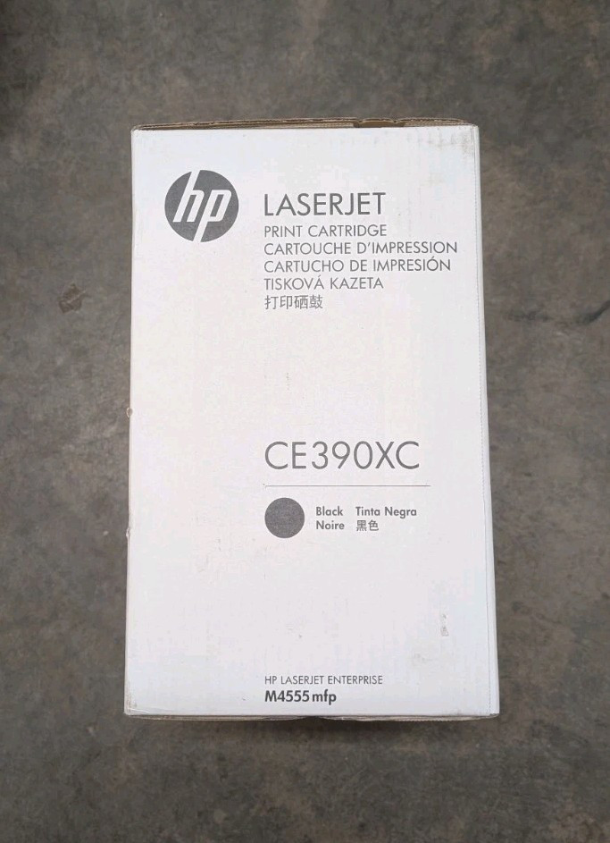 HP 90X CE390X CE390XC Black Toner Cartridge - High Yield, Genuine ...