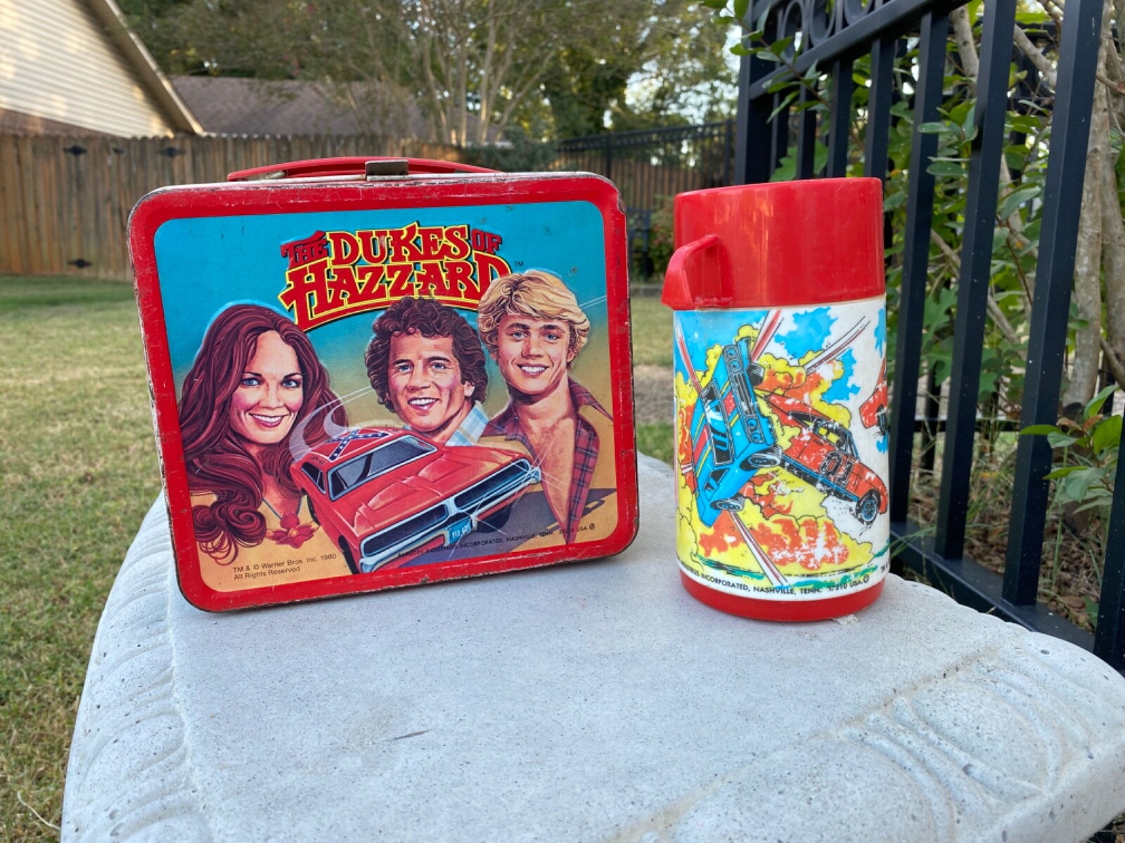 1980 THE DUKES OF HAZZARD LUNCH BOX AND THERMOS ALADDIN VINTAGE ...