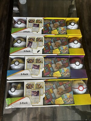 Pokemon TCG Eevee Collectors Gift Chest 2x Ball Tins Costco Exclusive ...