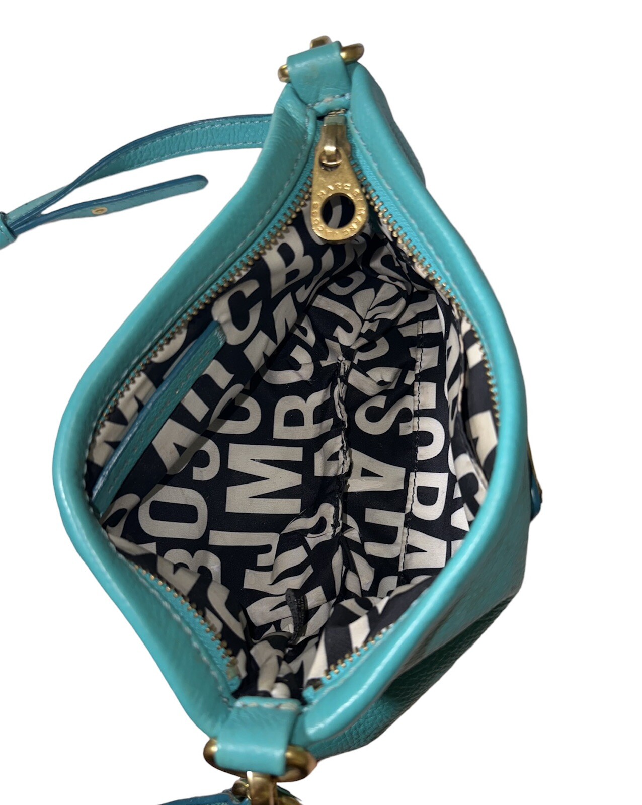 Marc by Marc Jacobs Small Purse Cross-body Bag Teal Leather | eBay