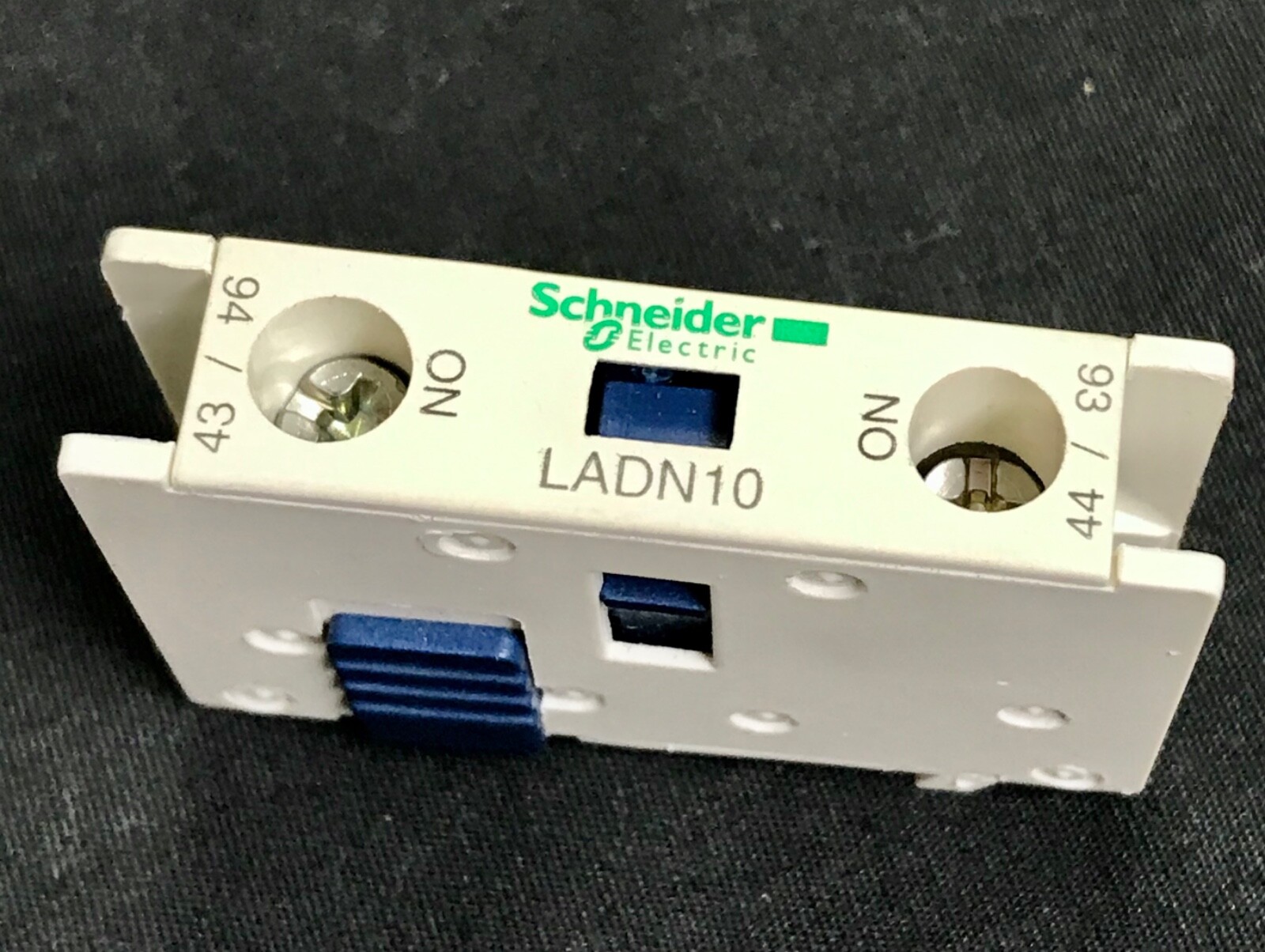 SCHNEIDER ELECTRIC LADN10 NO Auxiliary Contact Block TeSys 038374 | eBay