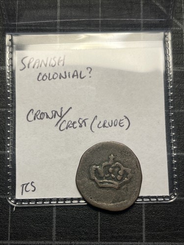 Spanish Colonial? Philippines Or Mexico Maybe? Crown/crest Cut Token | eBay