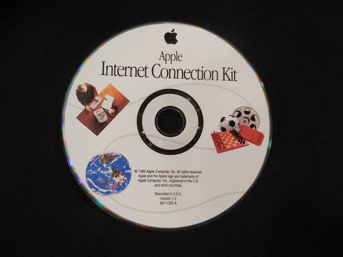 Apple Internet Connection Kit on CD ©1996 p.n. 691-1325-A Ver 1.2 | eBay