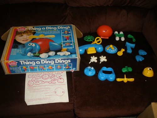 Hasbro Preschool Thing a Ding Dings action toys 1982 | eBay