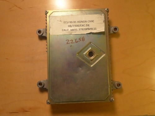 90-91 HONDA CIVIC CALIF ECU ECM COMPUTER 37820-PM9-L11 | eBay