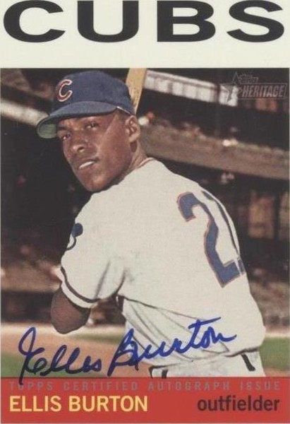 2013 Topps Heritage - Real One Autographs #ROA-EBU Ellis Burton (AU ...
