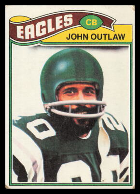 1977 Topps Football #466 John Outlaw Philadelphia Eagles | eBay