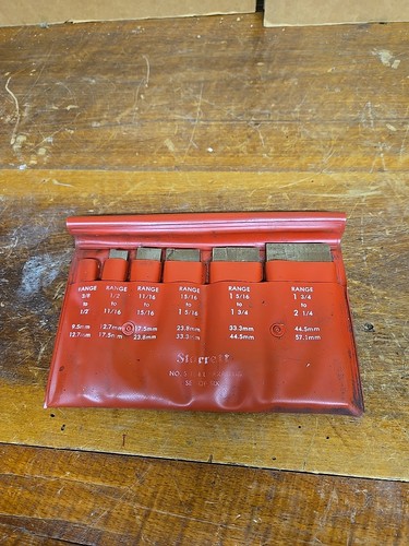 Starrett S154L adjustable parallel - set of 5 - 3/8" to 2-1/4" - Made ...