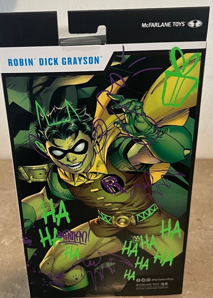 Mcfarlane DC Multiverse * Robin Dick Grayson JOKERIZED Figure Gold ...
