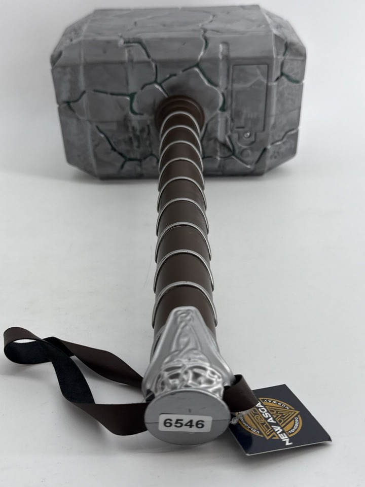 Marvel Thor Mjolnir Hammer Electronic Light Sound Toy New Asgard Hasbro ...