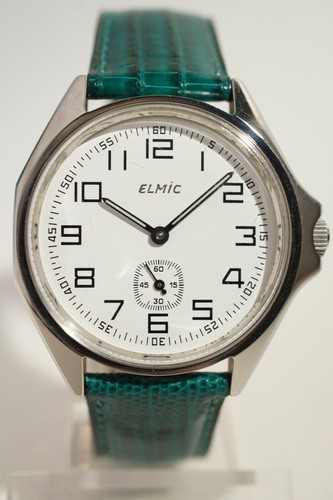 MONTRE ELMIC mécanique EN ACIER, N.O.S, excellent état, fonctionne ...