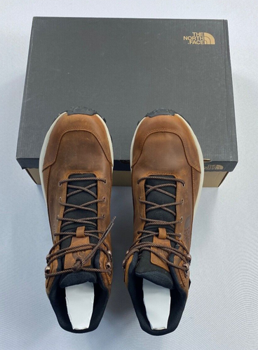 Men's The North Face Vals Mid Leather Waterproof Hiking Boots Size 14 ...