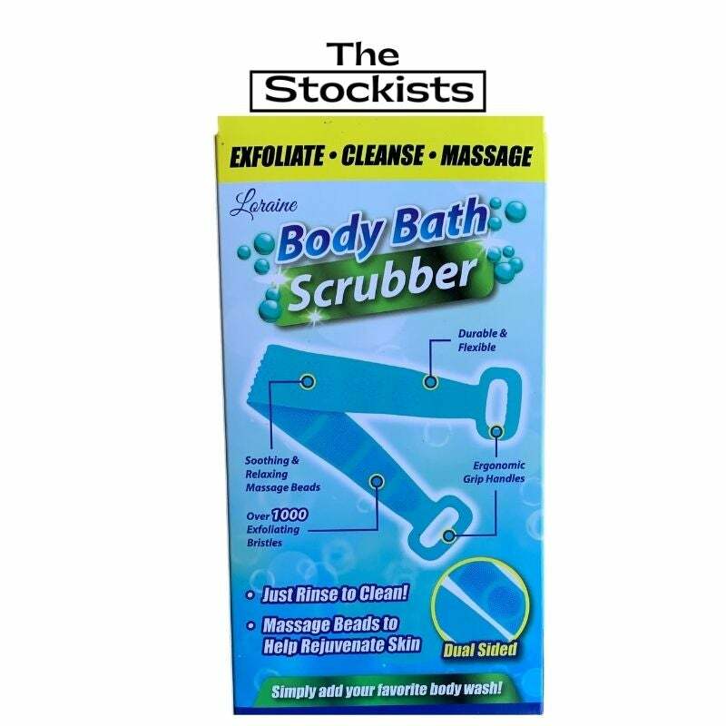 Body Bath Scrubber - Exfoliating Back Strap Scrubber Shower Bath X 2 ...