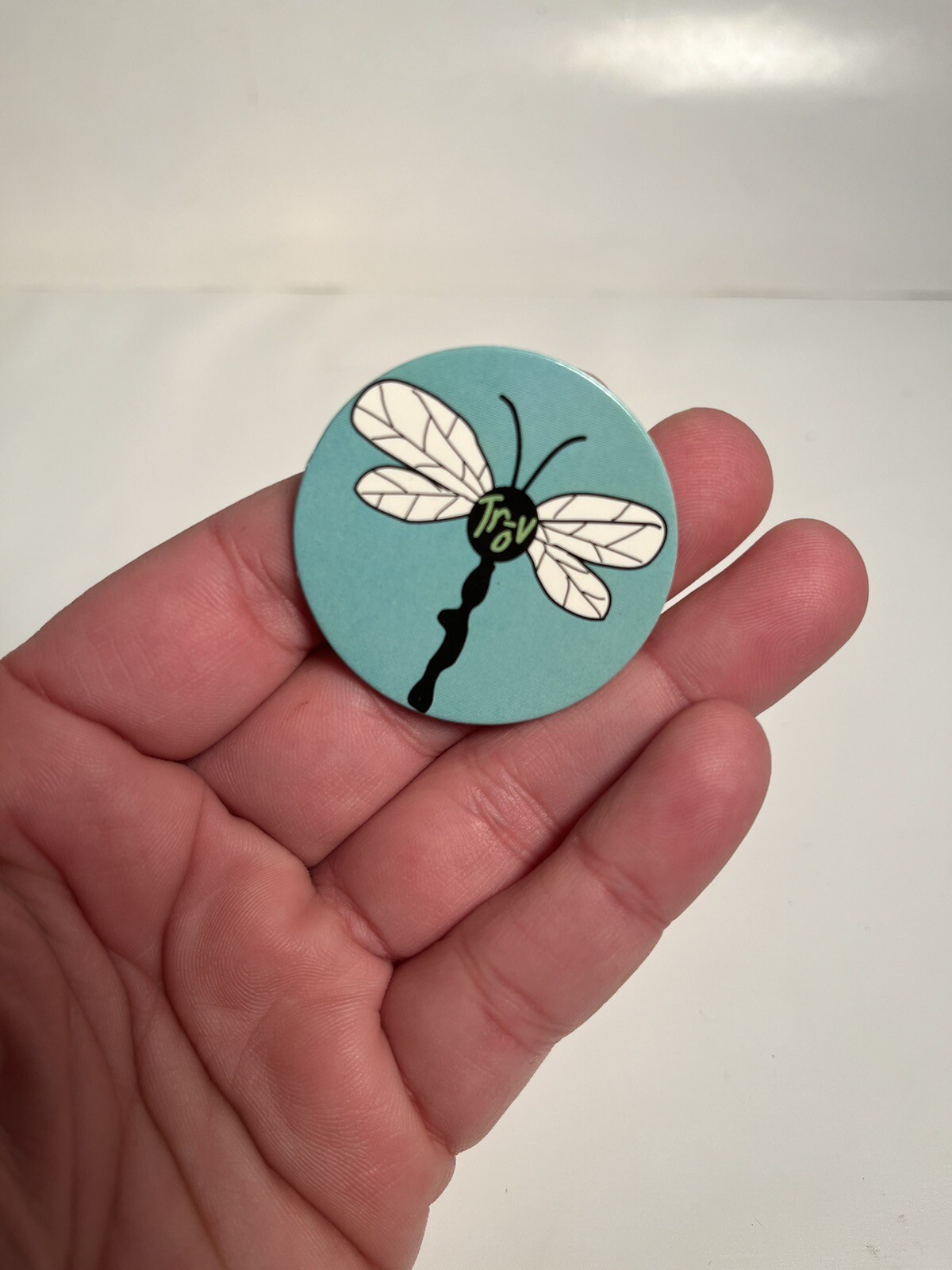 Vntg POG 1990s Trov Inc USA Dragonfly Cap Milk Top HTF Game Toy RARE ...