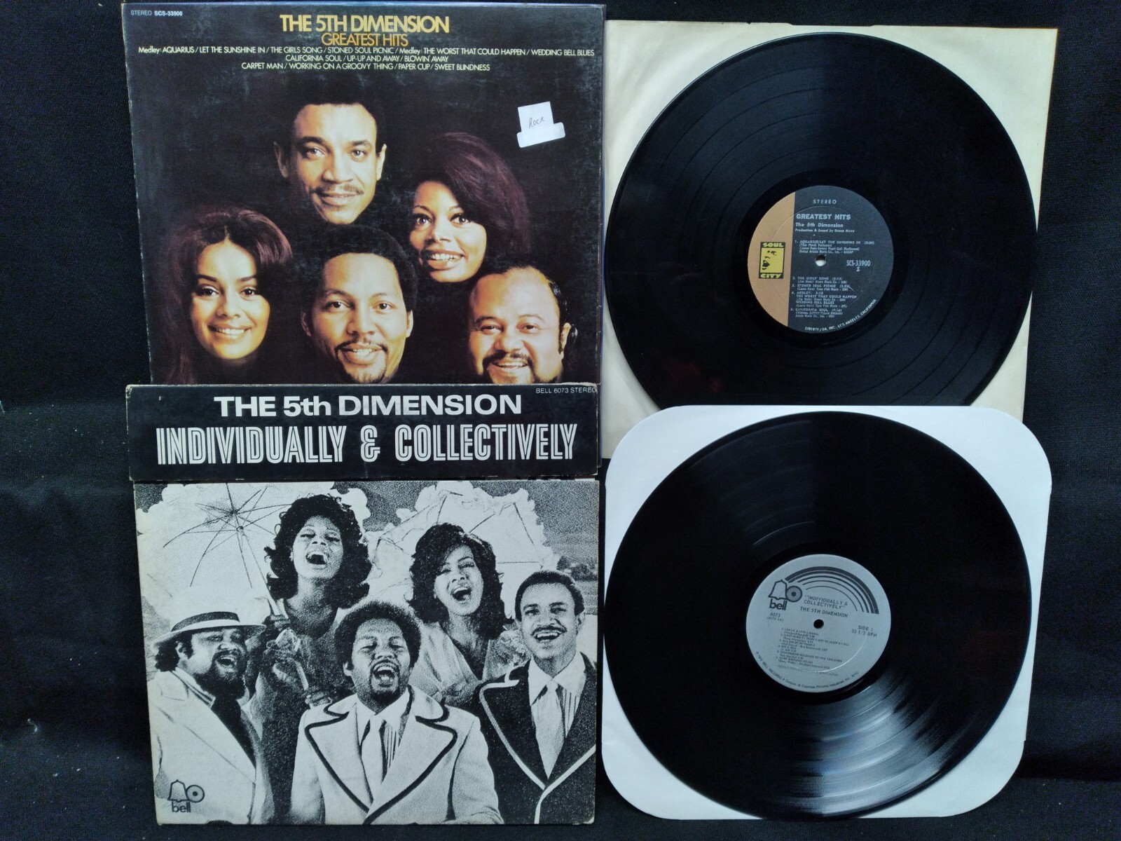 5th Dimension Greatest Hits / Individually & Collectively Vinyl LP ...