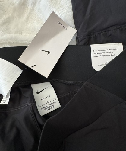 Nike Women's Training Pants Lightweight CU4611-010 Black Size L or ...