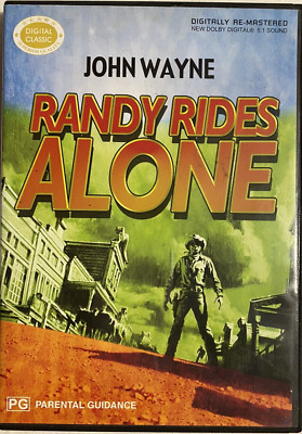 Randy Rides Alone (DVD, 1934) Original John Wayne Classic Western ...
