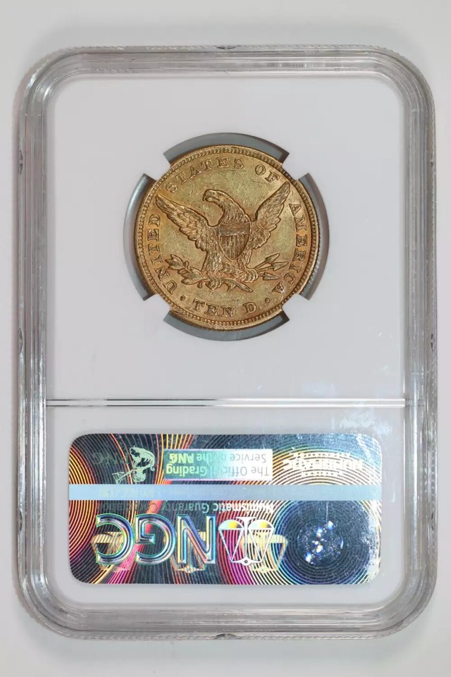 1857 $10 GOLD LIBERTY EAGLE NGC AU58 GRANITE LADY HOARD | eBay