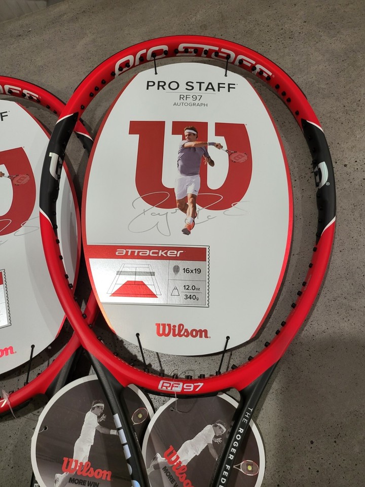 Wilson Pro Staff RF97 Autograph v10 Tennis Racquets 4 1/4 Roger Federer ...