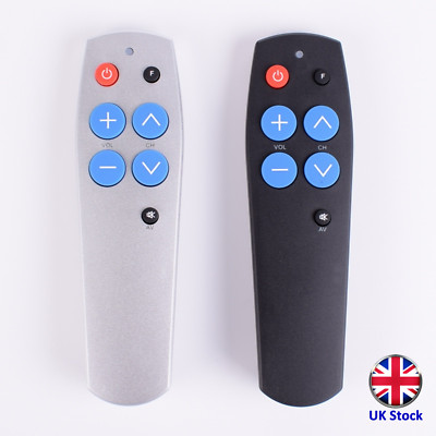 User-Friendly Big Button Universal TV Remote Control for Seniors - 2 ...