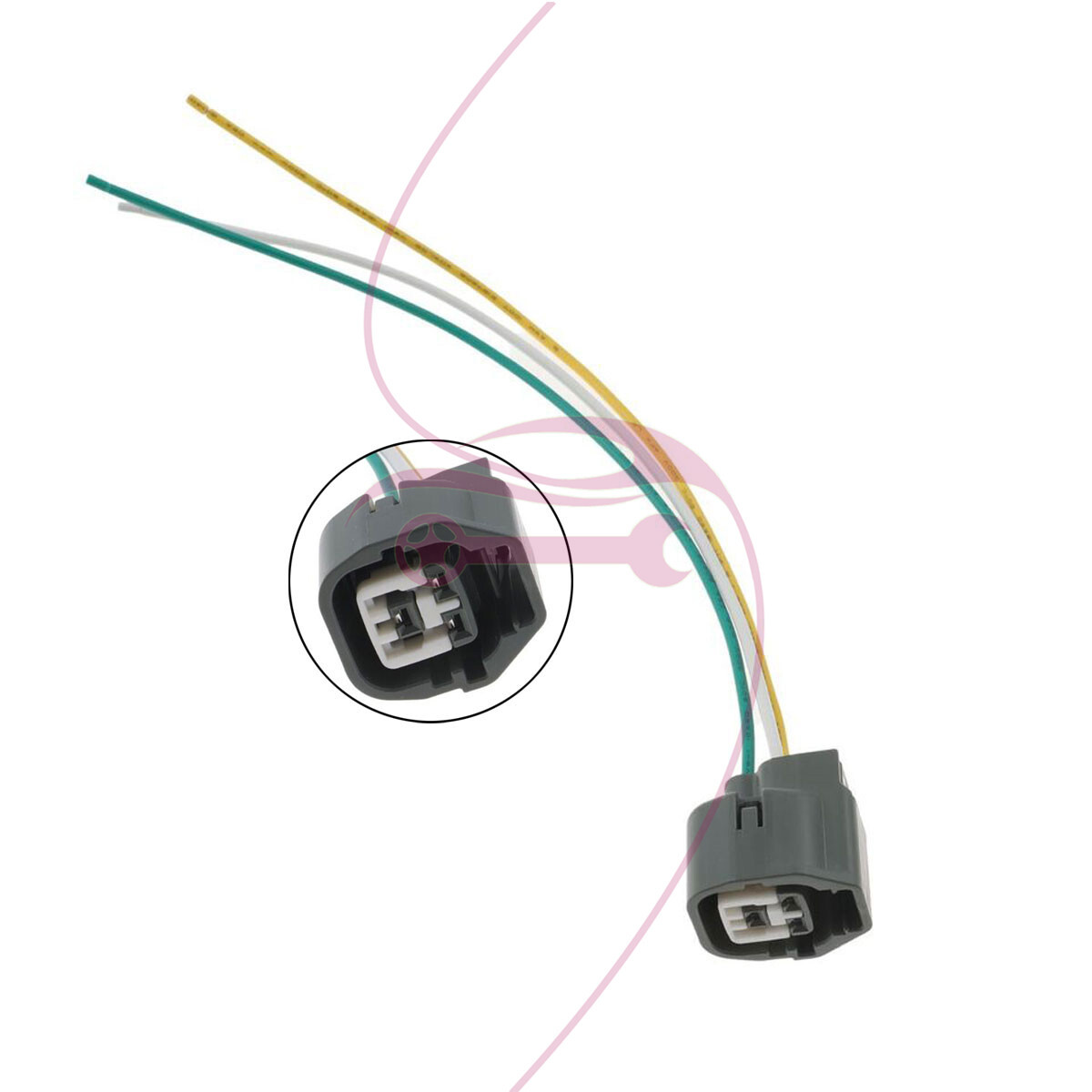 2001-2017 Fit Hyundai Kia Washer Pump Pigtail Harness Plug | 98510 ...