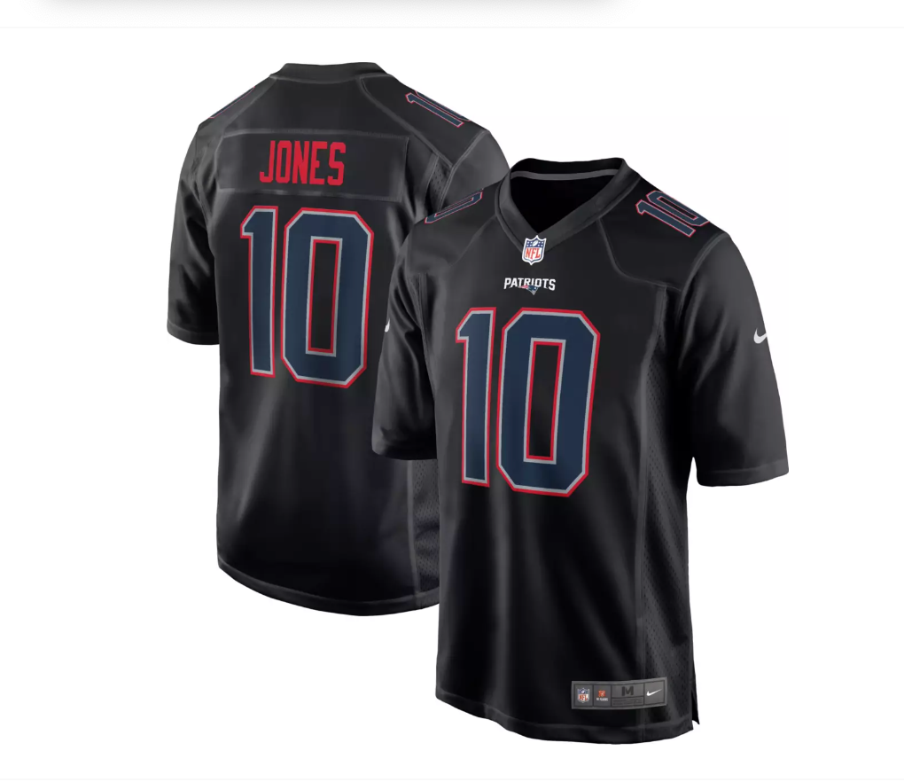 New England Patriots Mac Jones Nike Black NFL Jersey 3XL WITH TAGS for ...
