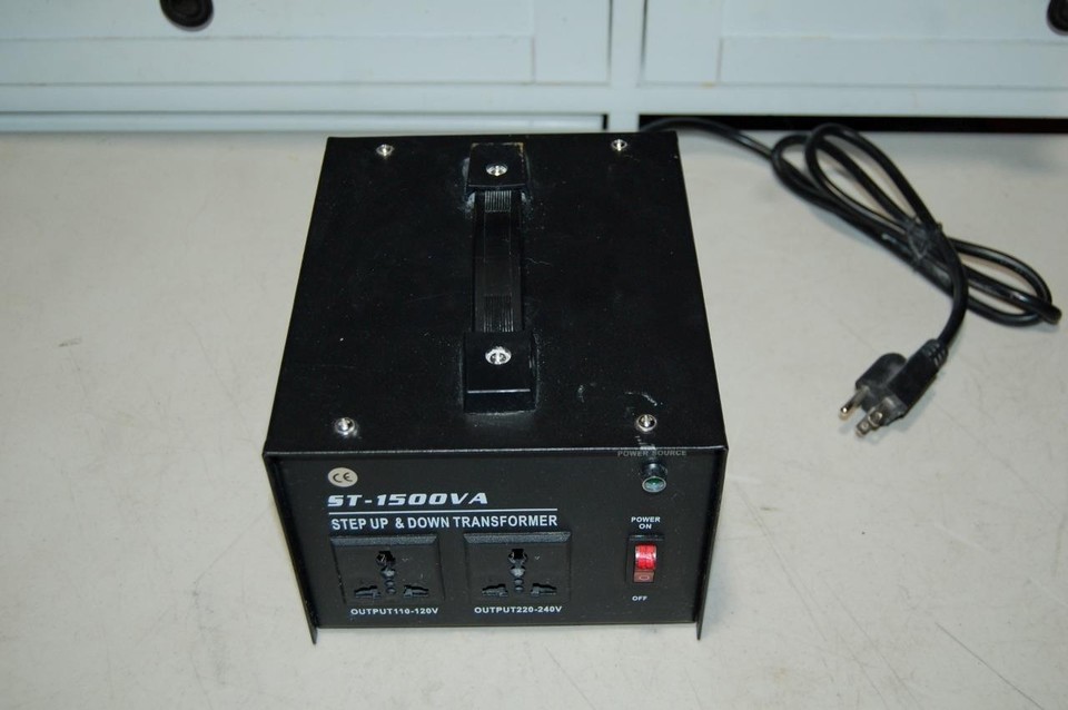 Grainger ST-1500VA Voltage Transformer Step Up Down 110V-240V | eBay