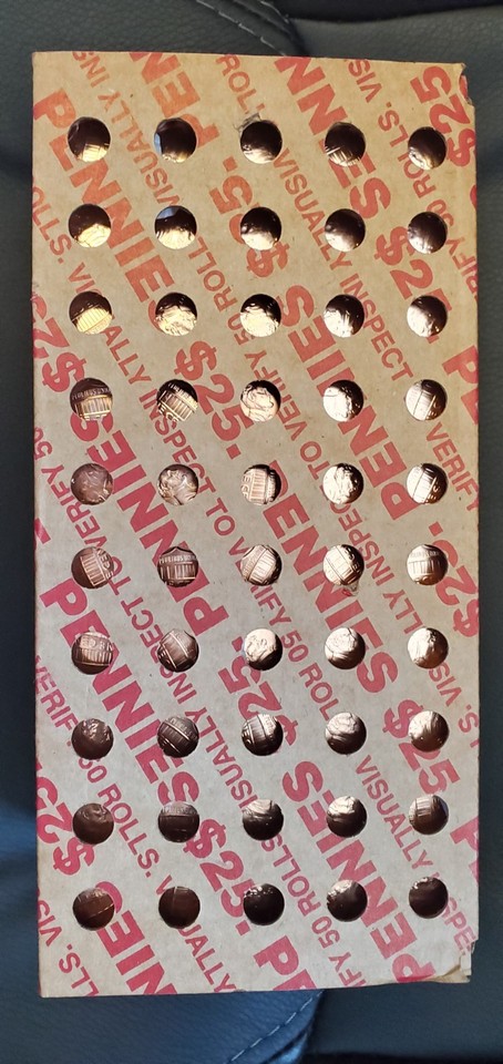 2025 D LINCOLN PENNY CENTS SEALED BOX - 50 ROLLS BU/UNC - LOWER MINTAGE ...